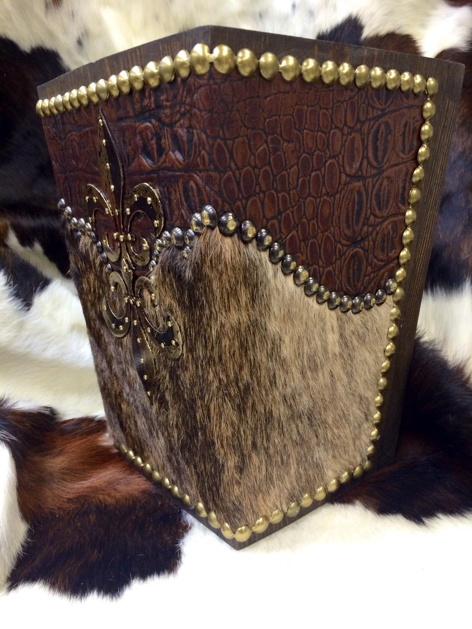 Hampers & Wastebaskets | Signature Cowboy Western Decor